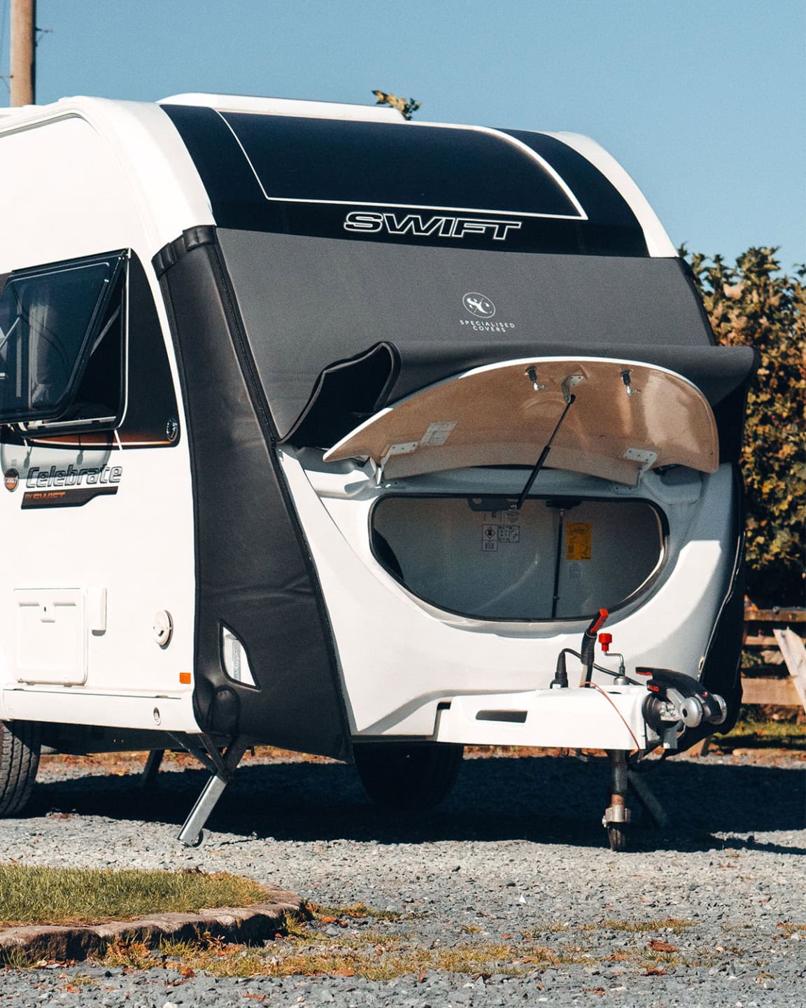 Tow Pro Elite | Caravan Front Cover | Tailored Towing Cover