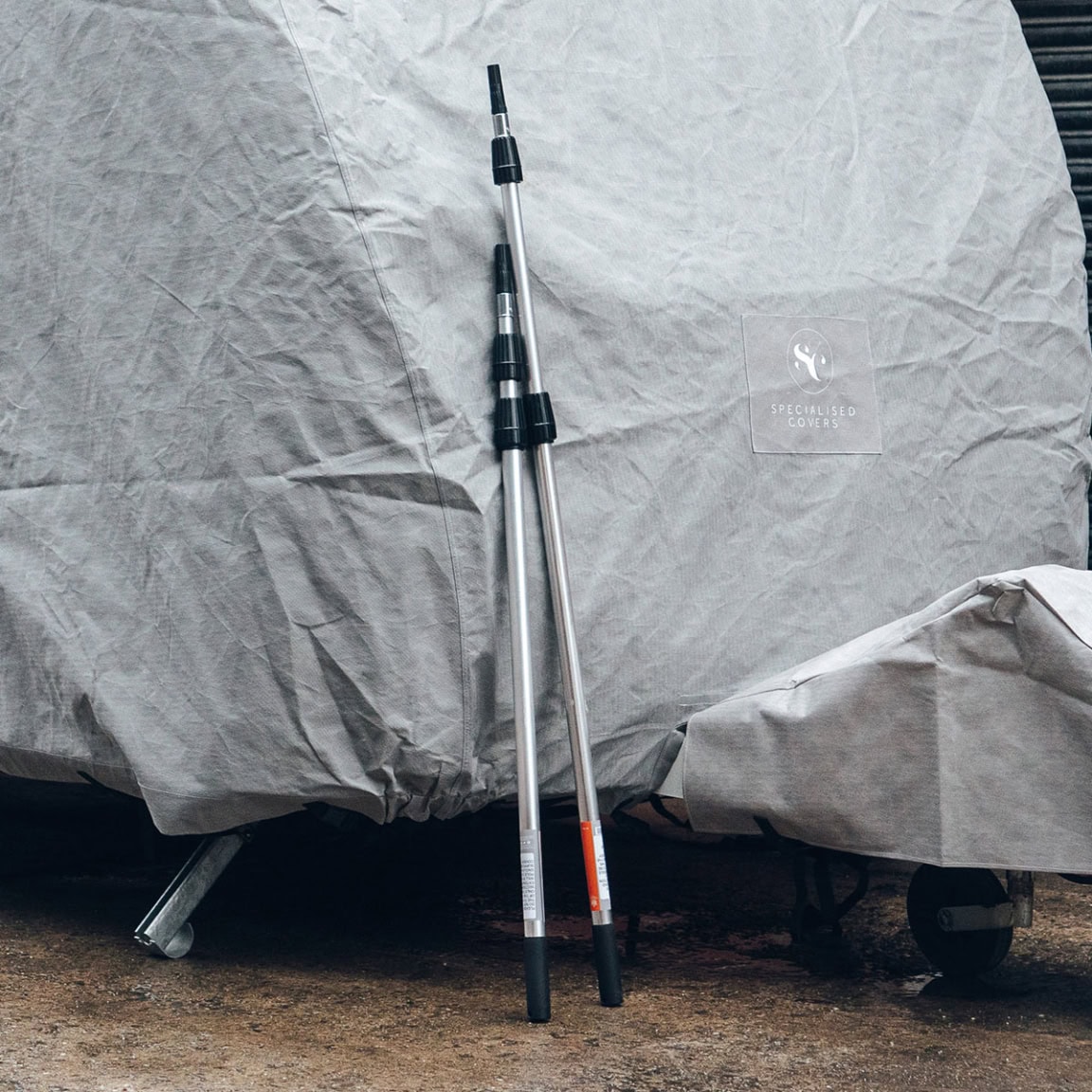 Extendable Fitting Poles | Caravan Cover Poles