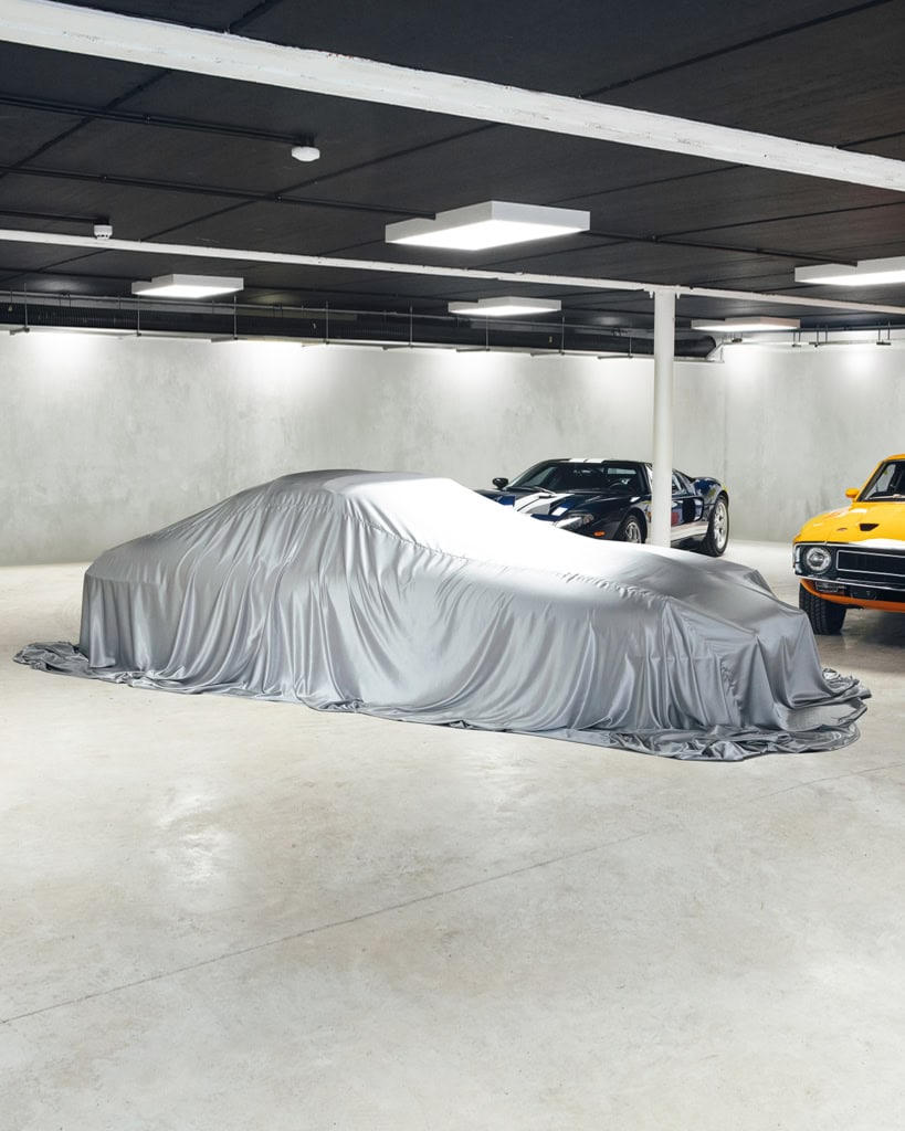 Indoor Reveal Car Cover | Silk Reveal Style Cover | Launch Cover