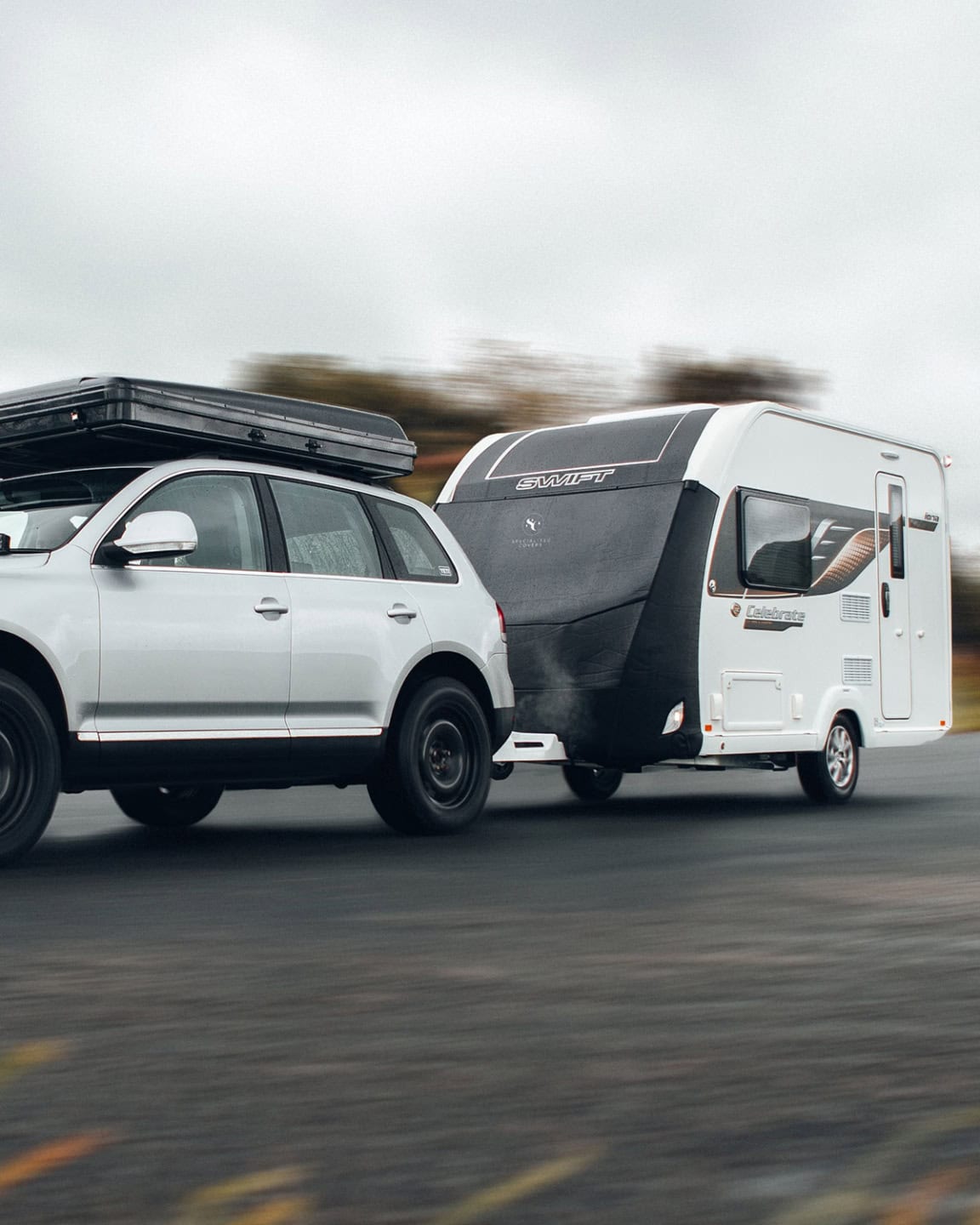 Tow Pro | Caravan Front Cover | Tailored Towing Cover