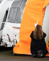 Tow Pro Infinity Elite | Caravan Front Cover | Tailored Towing Cover