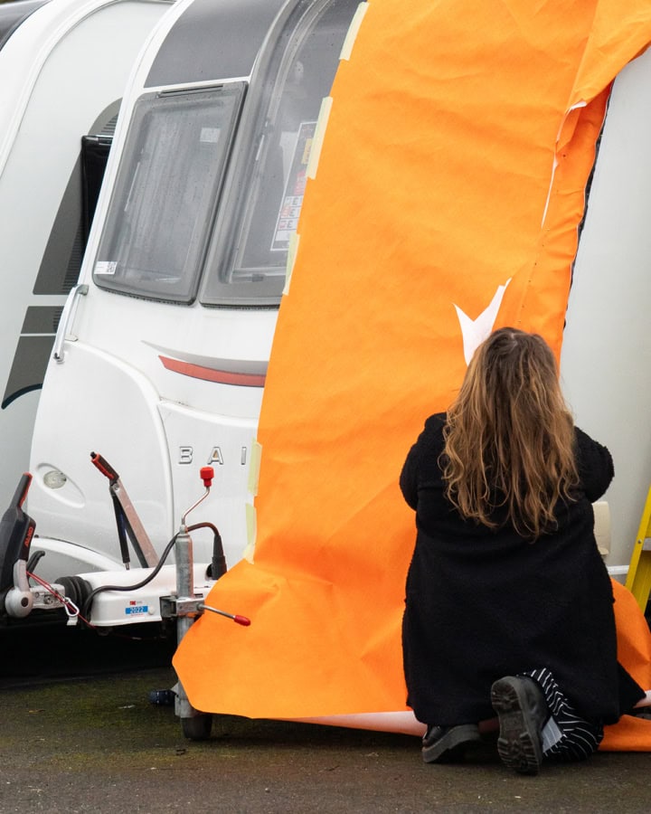 Tow Pro | Caravan Front Cover | Tailored Towing Cover