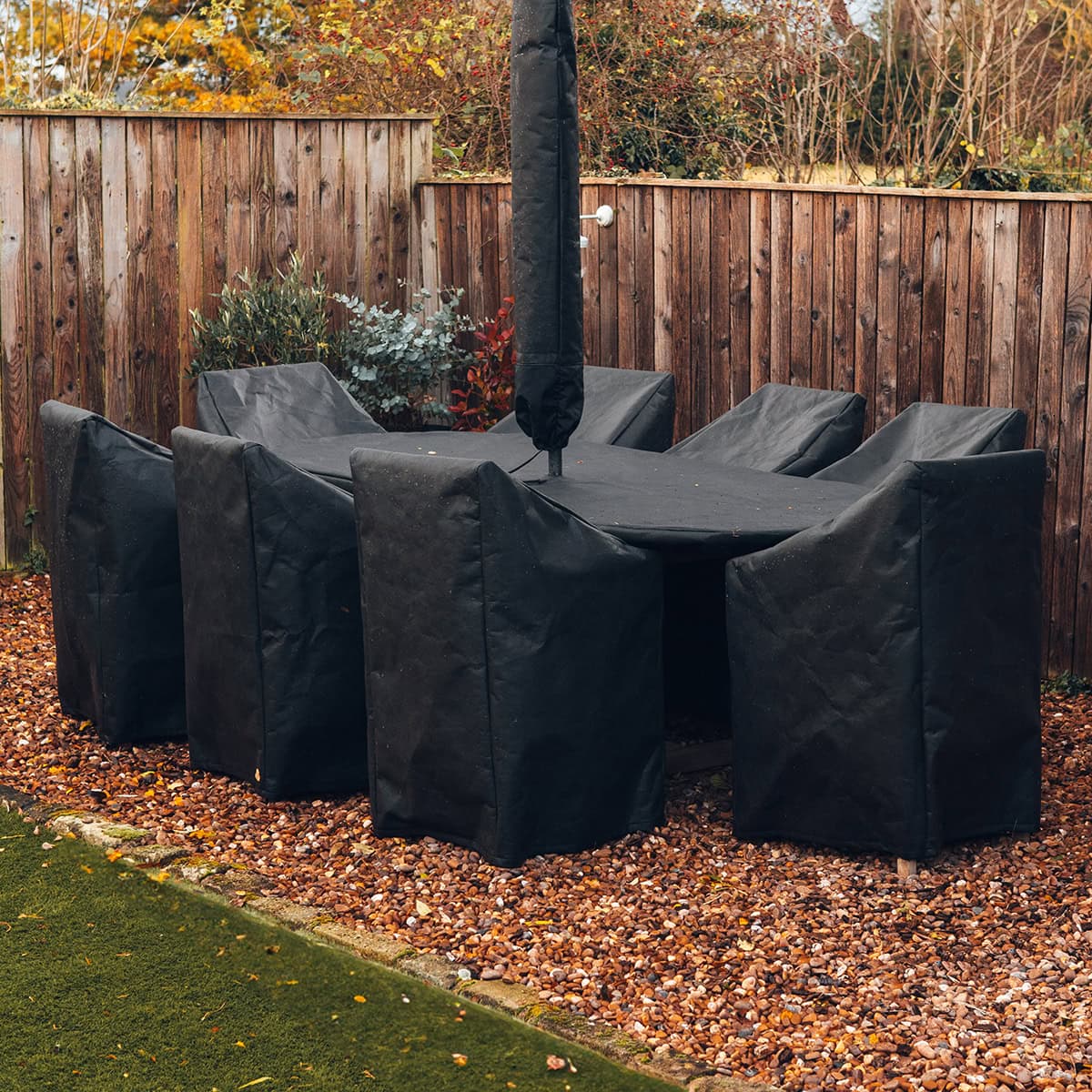 Tailored outdoor furniture covers manufactured in the UK